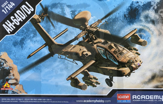 Battle-Models > Academy 12627 12625 AH-64D/DJ 1:144